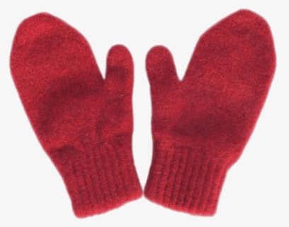 Pair Of Red Mittens - Red Kids Mittens , Free Transparent Clipart ...