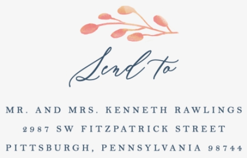 Clip Art Rustic Leaves - Calligraphy , Free Transparent Clipart ...