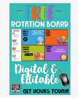 Math Workshop Centers Rotation Chart Powerpoint , Free Transparent ...