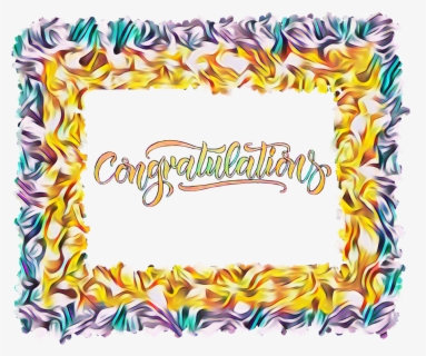 Free Congratulations Frame - Congratulations Photo Frame Png , Free ...