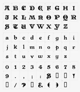Death Note Font P Clipart , Png Download - Old English Font Letter P ...