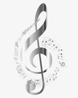 Silver Music Notes Png , Free Transparent Clipart - ClipartKey