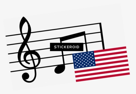 Free Png Musical Notes And Flag Usa Png Image With - Musical Notes ...