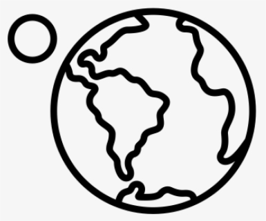 Asteroid Drawing Pen - Earth Line Drawing Png , Free Transparent ...