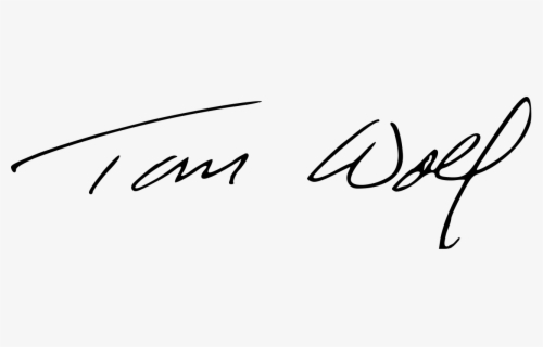 Tom Wolf Signature , Free Transparent Clipart - ClipartKey