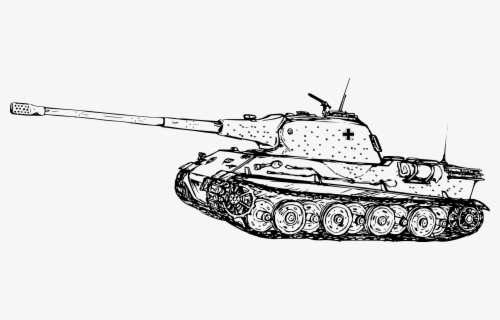Panzer Iv Tank Type 10 Silhouette - Panzer Iv Tiger Silhouette , Free ...