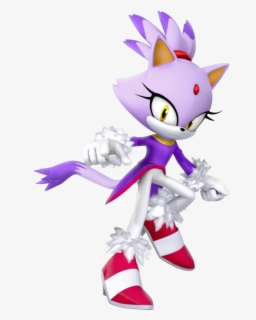 Blaze The Cat - Team Sonic Racing Blaze , Free Transparent Clipart ...