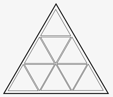 Double Hollow Triangle Clip Art - Triangle Svg , Free Transparent ...