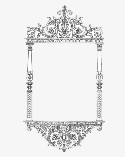 Ornate Picture Frame Png - Border Design For Men , Free Transparent ...