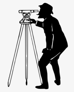 Surveyor Photography Silhouette - Surveying Png , Free Transparent ...