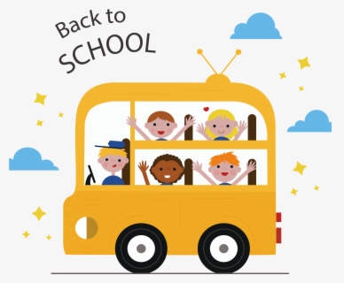 Bus School Child Euclidean Vector - Kids Bus Png , Free Transparent ...