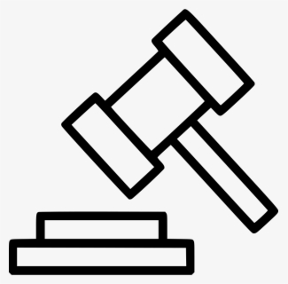 Gavel - Statutory Icon , Free Transparent Clipart - ClipartKey