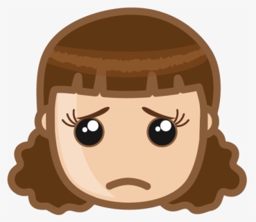 Transparent Mood Clipart - Girl Sad Face Cartoon , Free Transparent ...