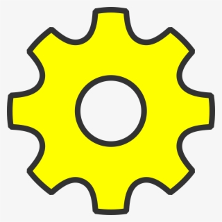 Yellow Settings Icon Png , Free Transparent Clipart - ClipartKey