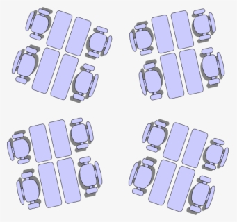Seating Arrangement Groups Of 4 , Free Transparent Clipart - ClipartKey