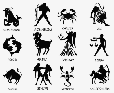 Transparent Sign Clipart - Transparent Zodiac Signs Png , Free ...