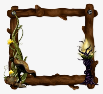 Enchanted Garden Border, Frames And Backgrounds , Free Transparent ...