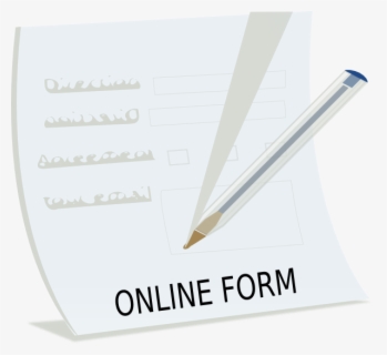 Paper Form With Ballpoint - Paper Form Clipart , Free Transparent ...