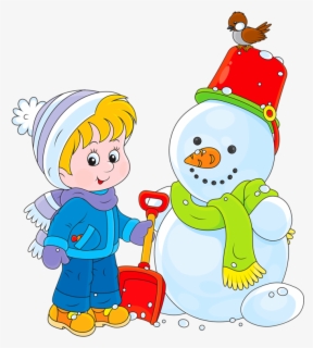 Playing In The Snow - Winter Kids Clip Art , Free Transparent Clipart ...