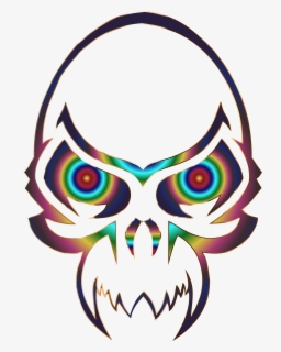 Skeleton Clipart Plain - Simple Human Skull Drawing , Free Transparent ...