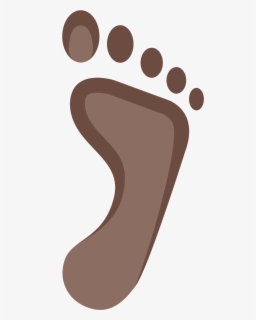 Footprint Clipart Black And White - Brown Footprints Clipart , Free ...