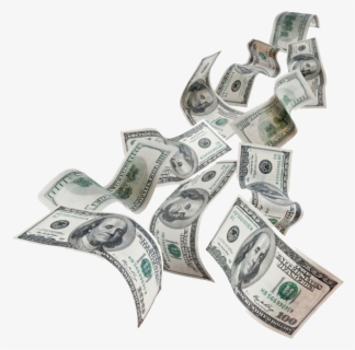Transparent Cash Flying Png - Floating Dollar No Background , Free ...