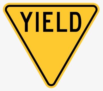United States Sign - Yield Sign In America , Free Transparent Clipart ...