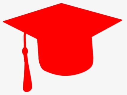 Free Red Graduation Cap Clip Art with No Background - ClipartKey