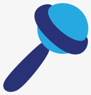 Computer Icons Baby Rattle Clip Art - Blue Baby Rattle Png , Free ...