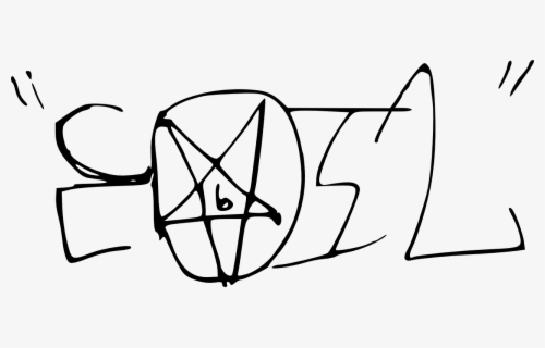 Central Tags Devil Evil Word Clipart , Png Download - Evil Word Png ...