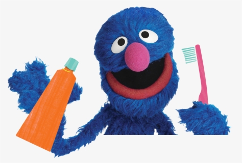Download Sesame Street Grover Happy Jump Transparent Png - Grover ...