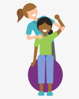 Illustration Of Two People - Ndis People , Free Transparent Clipart ...