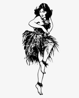 Transparent Hula Dancer Clipart - Hawaiian Dancing Girl , Free ...