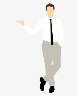 Man, Clipart Sticker, Pointing, Stand, Offer - Cartoon , Free ...