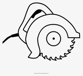 Circular Saw Coloring Page , Free Transparent Clipart - ClipartKey