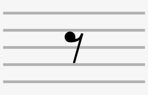 Download Transparent Eighth Note Clipart - Music Note Upside Down ...