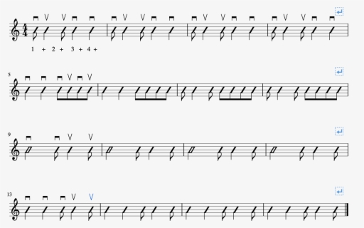 Transparent Eighth Note Clipart - Music Note Upside Down , Free ...