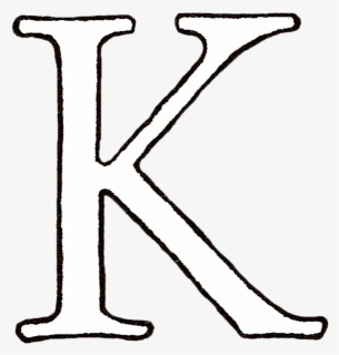 Transparent K Block Letter - Letter K Transparent Background , Free ...