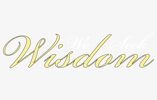 We Seek Wisdom , Free Transparent Clipart - ClipartKey