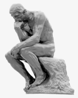 The Thinker Png Page - Thinking Man Statue Png , Free Transparent ...