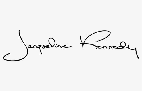 Firma De Jackie Kennedy , Free Transparent Clipart - ClipartKey