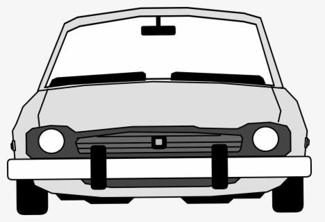 Car Clipart Front View - Car Facing Forward Drawing , Free Transparent ...