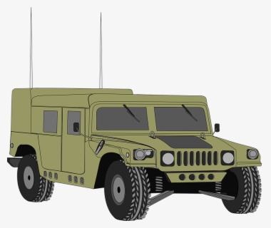Hummer, Humvee, Vehicle, Military, Jeep, Outline, Car - Draw A Army ...