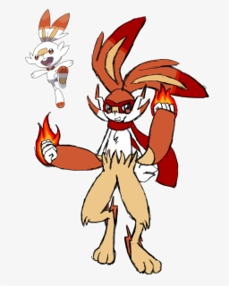 Scorbunny Evolution - Franklurn - Cartoon , Free Transparent Clipart ...