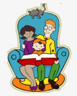 Free Family Reading Clip Art with No Background - ClipartKey