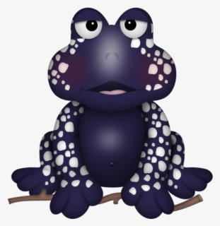 Frog On Stool - Clip Art Cartoon Animals , Free Transparent Clipart ...