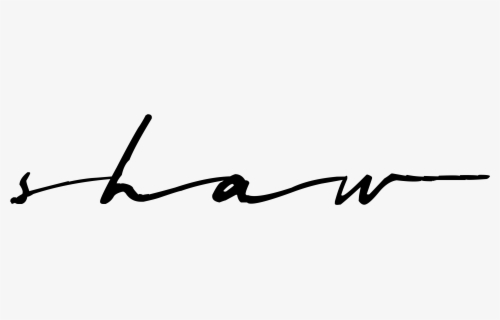 Shaw - Calligraphy , Free Transparent Clipart - ClipartKey