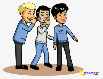 Transparent Gossip Clipart - Thinking Man Cartoon Png , Free ...