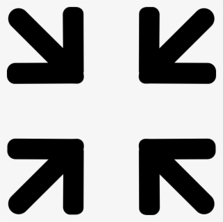Transparent Collapse Clipart - Exit Full Screen Icon , Free Transparent ...