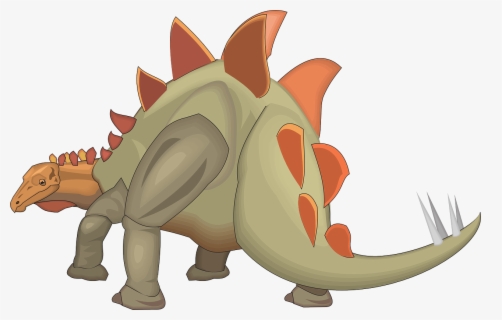 Back View Looking Free Picture - Dinosaur With Mohawk On Back , Free ...